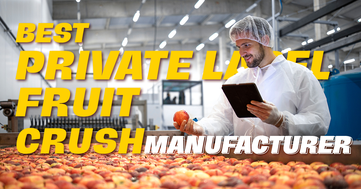 Best Private Label Fruit Crush Manufacturer in India